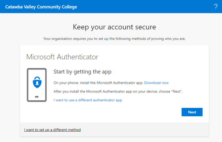 Setup Multi-Factor Authentication (MFA) – EdTech@CVCC Setup Multi-Factor Authentication (MFA) – EdTech@CVCC